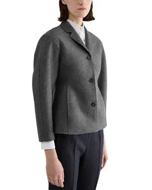 JIL SANDER Long Sleeve Wool Jacket