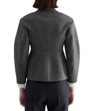 JIL SANDER Long Sleeve Wool Jacket
