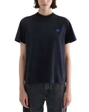 JIL SANDER Cotton Crewneck Tee - Midnight