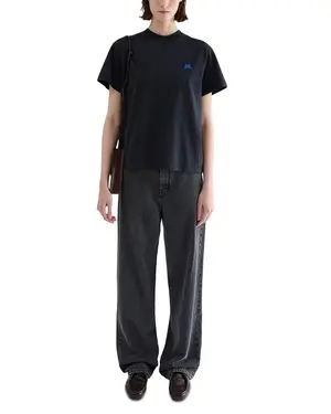 JIL SANDER Cotton Crewneck Tee - Midnight