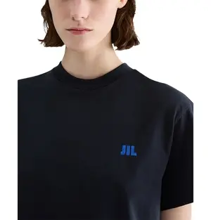 JIL SANDER Cotton Crewneck Tee - Midnight