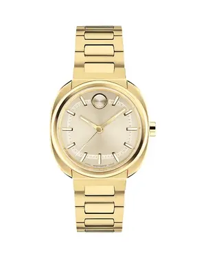 Movado Bold Ellipse Watch, 30mm Gold