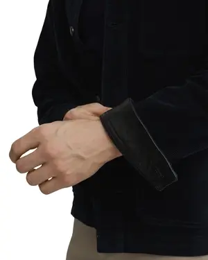 DL1961 Boxy Fit Corduroy Shirt Jacket