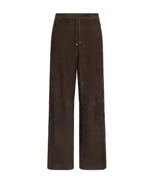 Max Mara Drawstring Casual Pants - Brown