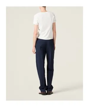 Miu Miu Petit Bateau X Stretch Jersey Regular T-shirt - White