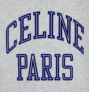 Celine Loose T-shirt In Cotton Jersey