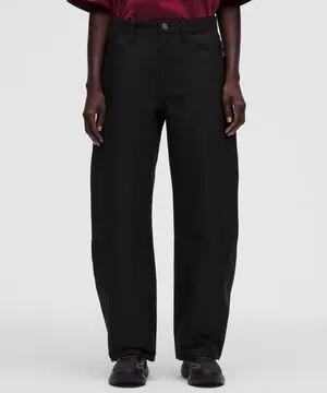 Lululemon Easyfive Low-rise Barrel-leg Pant - Black