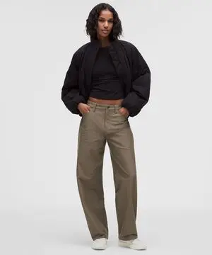 Lululemon Easyfive Low-rise Barrel-leg Pant - Cypress Forest