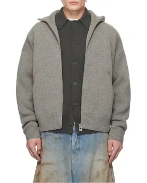 Axel Arigato Core Zip-up Cardigan - Gray
