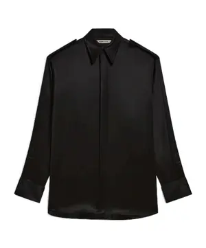 Phoebe Philo Liquid Utility Shirt - Black