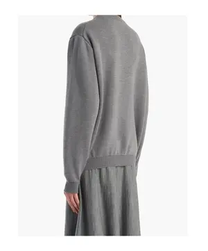 Khaite Side-slit Knit Top - Gray