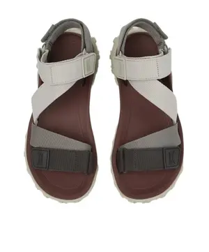 Camper Drift Trail Gray Textile Sandals For