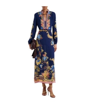 Etro Floral Maxi Dress