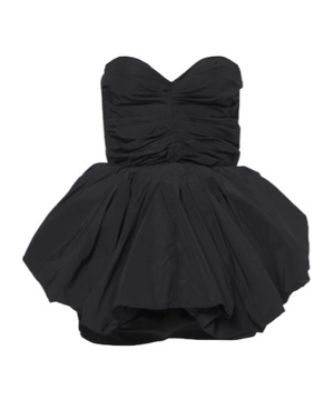 Magda Butrym Draped Wool Bustier Dress - No