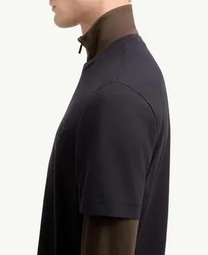 Moncler Logo Patch Cotton Blend T-shirt