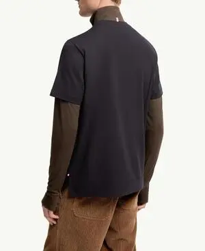 Moncler Logo Patch Cotton Blend T-shirt