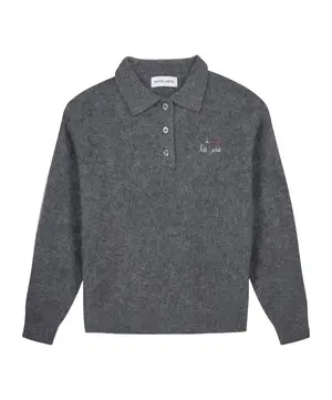 Maison Labiche Brazza I Love La Vie Polo Sweater