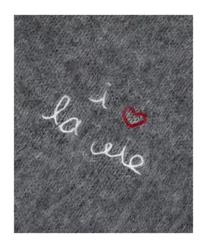 Maison Labiche Brazza I Love La Vie Polo Sweater
