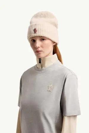 Moncler Logo Patch Cotton Blend T-shirt