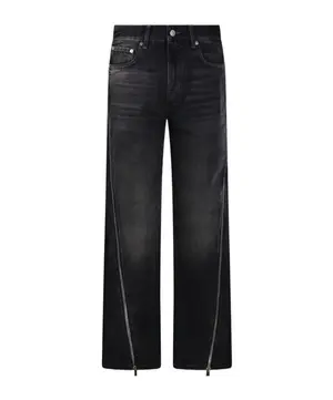 HAIKURE Bonnie Zip Wide-leg Jeans