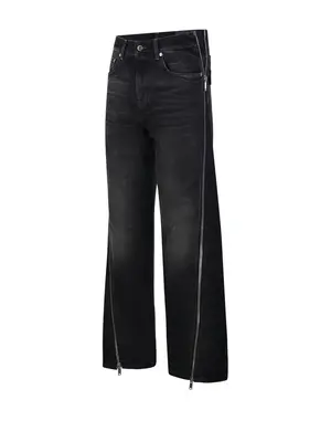 HAIKURE Bonnie Zip Wide-leg Jeans