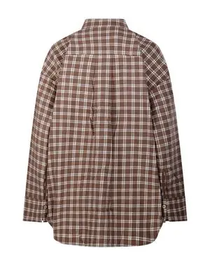 BY MALENE BIRGER Derris Checked Flannel Shirt