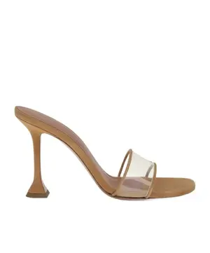 Amina Muaddi High-heeled Sandals With Transparent Uppers - No
