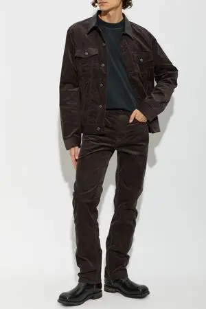 Zadig&Voltaire Voltaire Bases Button-up Velvet Jacket - Brown