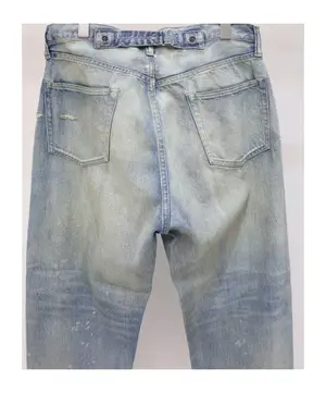 A.PRESSE No.37 Washed Wide Denim Pants