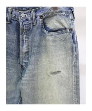 A.PRESSE No.37 Washed Wide Denim Pants