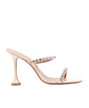 Amina Muaddi Rhinestone-strap High-heeled Sandals - No
