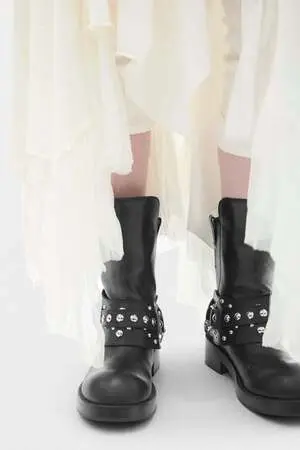 ANN DEMEULEMEESTER Vega Midi Skirt