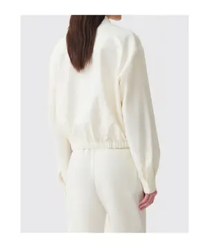Fabiana Filippi Long-sleeve Casual Jacket With Patch Pockets - White