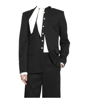 ANN DEMEULEMEESTER Straight-cut Casual Jacket