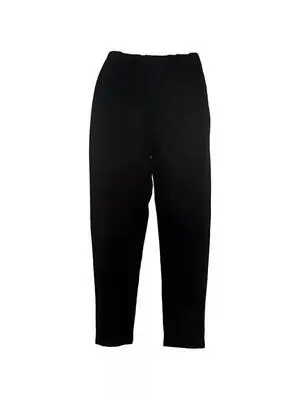 Apuntob Pleated Elasticated Trousers - Black