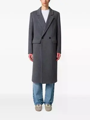 MSGM Double-breasted Peak-lapels Coat