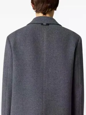 MSGM Double-breasted Peak-lapels Coat