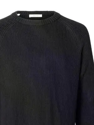 SELECTED Ribbed-knit Crew-neck Sweater