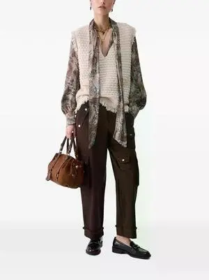 Liu Jo Fringed-detail Waistcoat