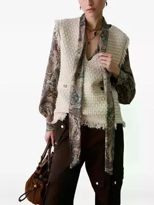 Liu Jo Fringed-detail Waistcoat