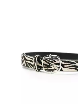 Isabel Marant Étoile Depson Zebra-print Belt - Neutrals