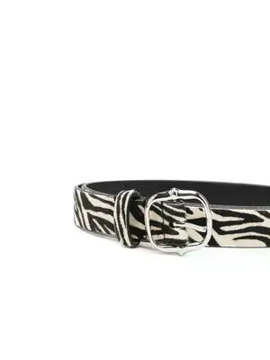 Isabel Marant Étoile Depson Zebra-print Belt - Neutrals