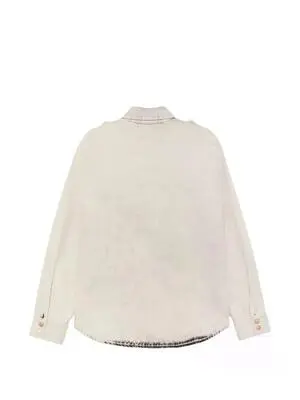 3x1 Kenya Acid-wash Epaulette Denim Jacket