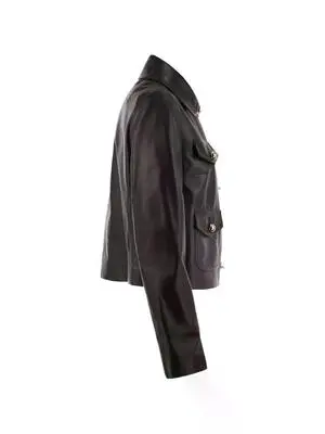 FAY Hook-fastening Leather Jacket