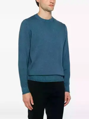 FILIPPO DE LAURENTIIS Crew-neck Ribbed-trim Sweater