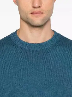 FILIPPO DE LAURENTIIS Crew-neck Ribbed-trim Sweater