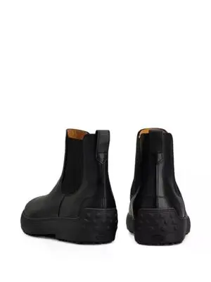 TOD'S Winter Gommino Chelsea Boots In Leather
