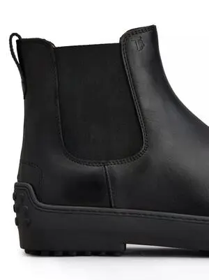 TOD'S Winter Gommino Chelsea Boots In Leather
