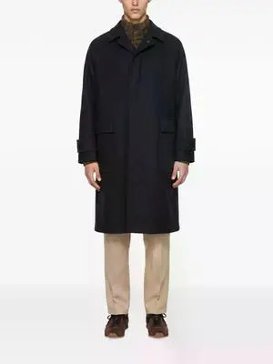 Tagliatore Raglan-sleeve Concealed-fastening Coat