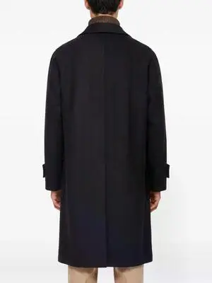 Tagliatore Raglan-sleeve Concealed-fastening Coat